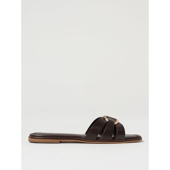 Twin-Set | Shoes | Twinset Flat Sandals Woman Brown | Poshmark